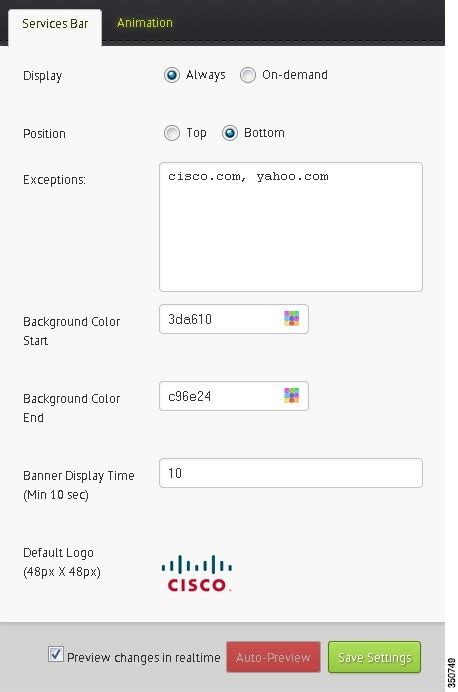 Cisco Cmx Dashboard Configuration Guide Release 76 Browser Display And End User Experience