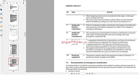خرید استاندارد NORSOK Z 008 2017 گیگاپیپر