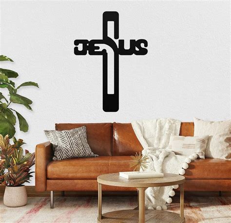 Jesus Cross Metal Wall Art Christian Metal Wall Art Christian Home