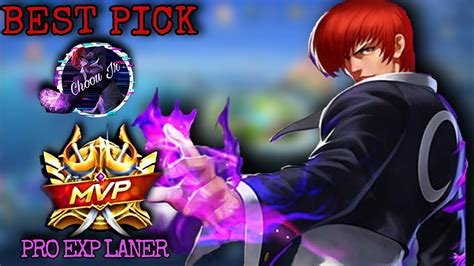 Chou Flicker Combo Critical Damage Build Chou Pro Exp Lane Youtube