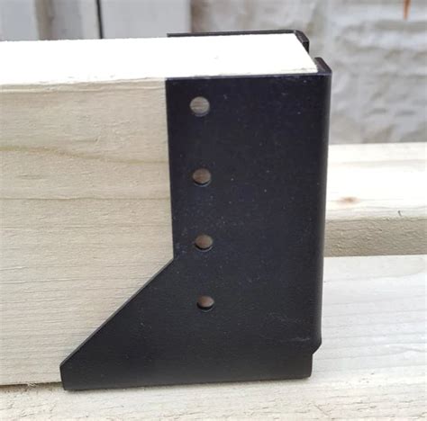 Heavy Duty Black Concealed Joist Hanger For Gazebo Pergola Carport