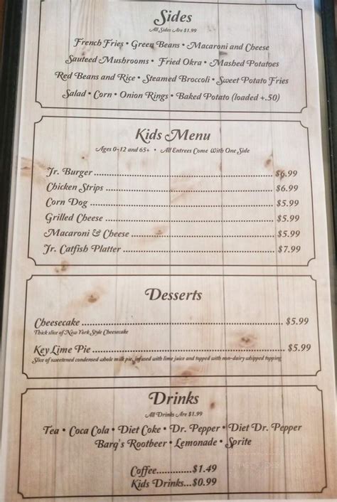 Magnolia Bar And Grill Menu In Woodville Tx Order Delivery And Reviews