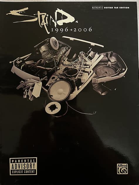 Staind 1996 2006 Guitar Tab Tablature Book Reverb