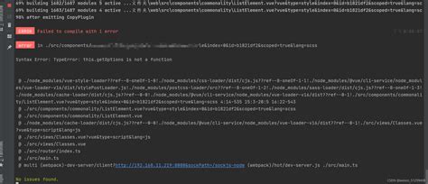 Syntax Error Typeerror Thisgetoptions Is Not A Functionlinux Node Syntax Error Typeerror