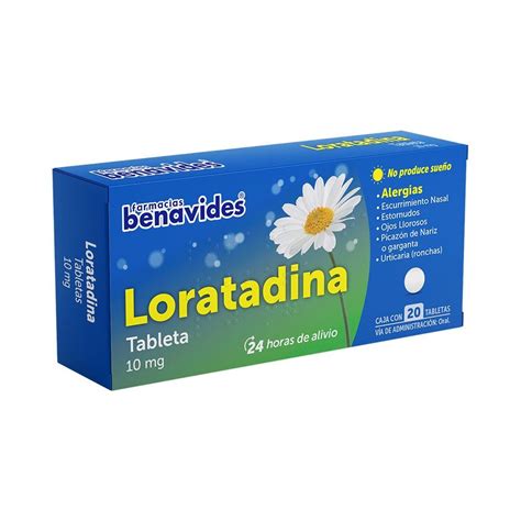 Fabe Loratadina 10 Mg 20 Tabletas