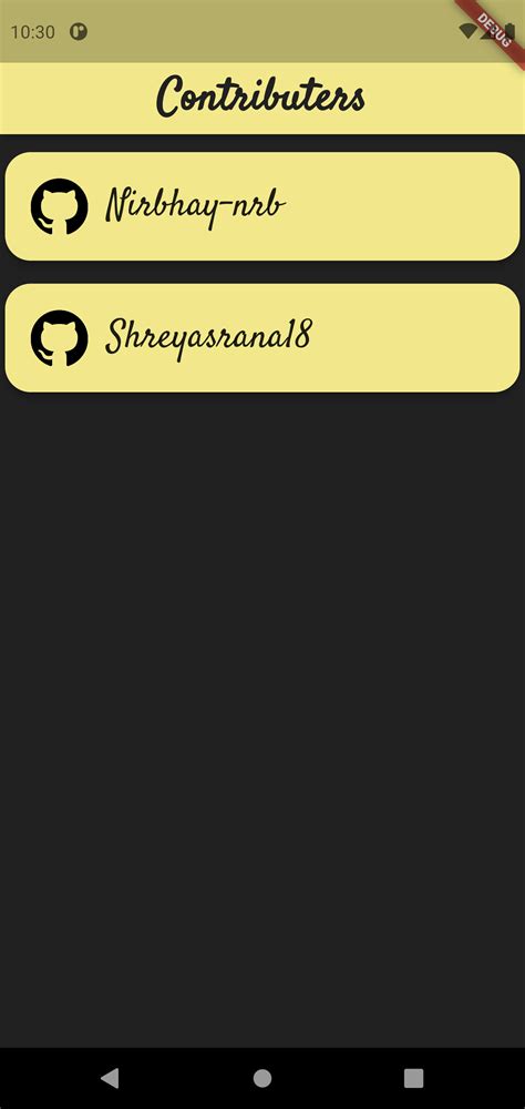 Github Shreyasrana18hacktoberfest App Flutter