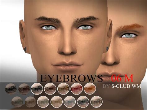 Male Eyebrows For You Colors In Enjoy Found In TSR Category Sims Facial Hair Sims