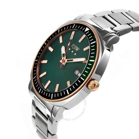 Rsw Rswm117 Quartz Green Dial Mens Watch Rswm117 Sr 12 7630702710018