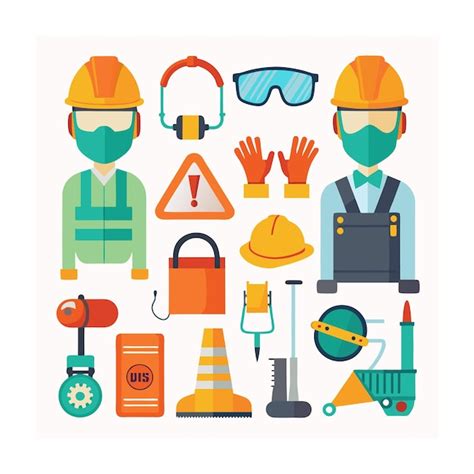 Construction And Tools Icons Set Premium Ai Generated Vector