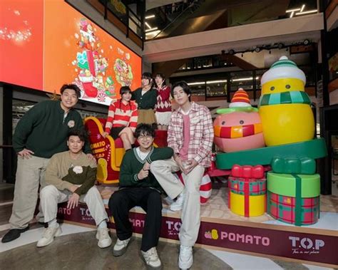 Three Metre Christmas Themed Pomato Character Debuts At “pomato Is