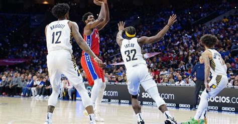 Nba Roundup Joel Embiid Powers 76ers Past Pacers Sports