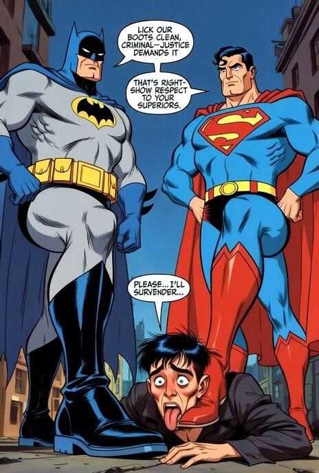 Ai Batman And Superman Force Bootlicking