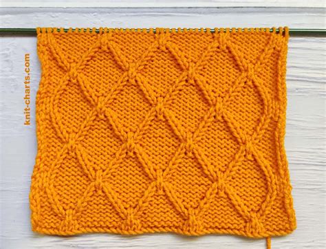 Diamond Stitch Knitting Pattern Free Knitting Patterns