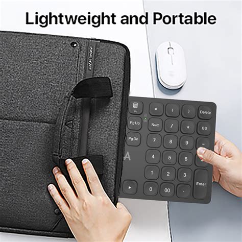 [ready Stock] Jomaa 36keys Bluetooth Numeric Keypad Wireless Rechargeable Numpad Keyboard Ultra