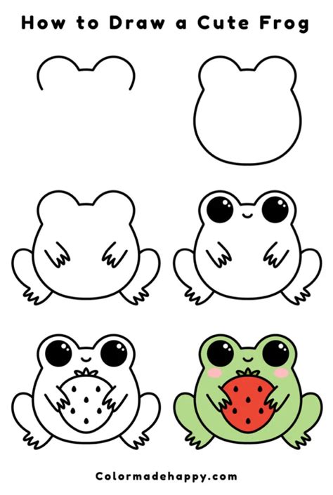 How To Draw An Angry Frog Step By Step