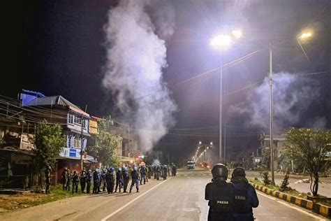 Manipur Fresh Violence In Manipurs Imphal West District Two Houses