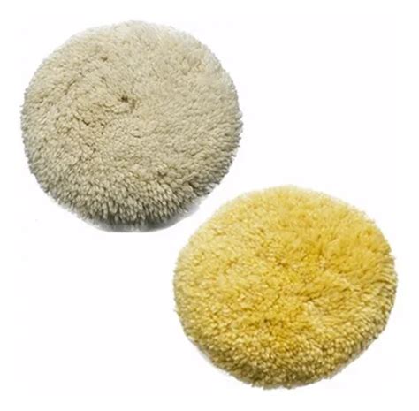 2 Boinas De Lã Dupla Face 5 Polegadas Para Polimento