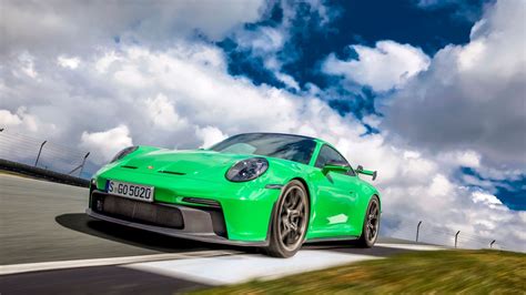 Lime Green Porsche 911 Gt3