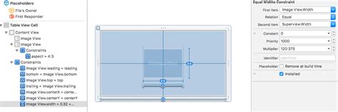 Ios Constrain For Uiimageview To Keep Aspect Ratio And Expand Based
