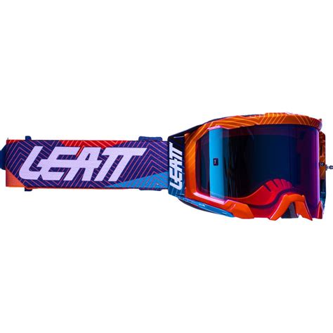 Leatt Masque Velocity 5 5 IRIZ Orange Neon Bleu Maciag Offroad