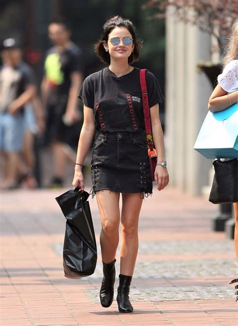 Lucy Hale Street Style 2014 Lucy Hale In Tibi Paleyfest 2014