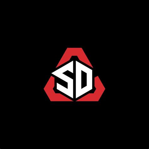 Sd Initial Logo Esport Team Concept Ideas 39619170 Vector Art At Vecteezy
