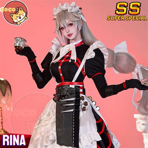 Game Zzz Rina Cosplay Costume Game Zenless Zone Zero Rina Cosplay