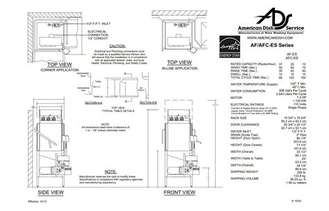 Commercial Upright Dishwashing Machine American Dish Service