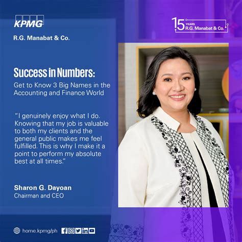 Chairman And Ceo Sharon G Dayoan Was Featured In Juancho Robles Article ‘success In Numbers
