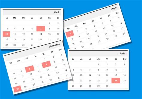 Calendario laboral en Valencia a qué día pasan los festivos del día de