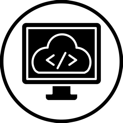 Premium Vector Vector Design Cloud Coding Icon Style