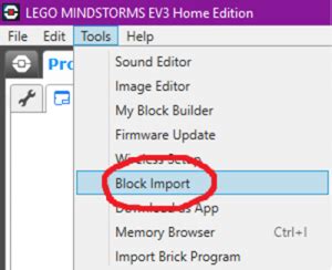 How To Install Third Party Blocks Like RGB Block In EV3 Mindstorms International Robotics