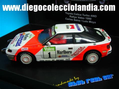 Slot Real Car Toyota Celica 4wd 1 Carlos Sainz Luis Moya 1º