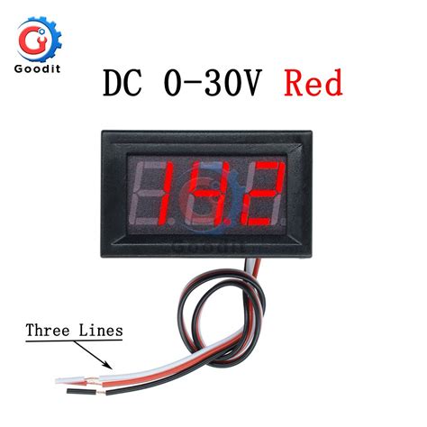 Mini Digital Voltmeter Amperemeter Dc 100v 10a Pa Grandado