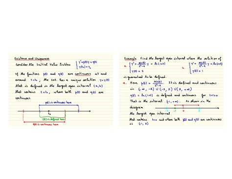 L02 Sep12 Lecture Notes 2 Existence And Consider If Uniqueness Y