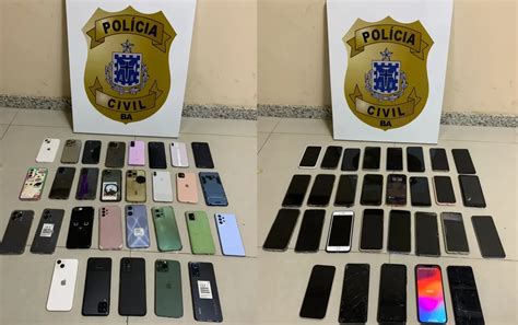 Polícia civil recupera em Eunápolis dezenas de celulares furtados no