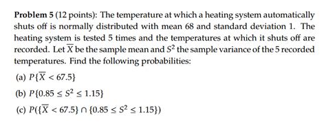 solved problem 5 12 points the temperature at which a