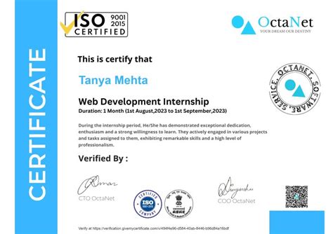 Tanya Mehta On Linkedin Internshipdone Careerlaunch