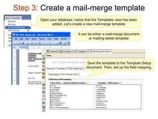 Mail Merge With Lotus Notes PPT