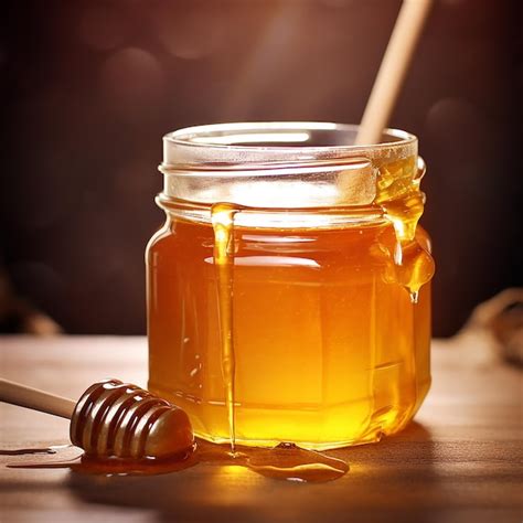 Premium Photo Jar Of Honey