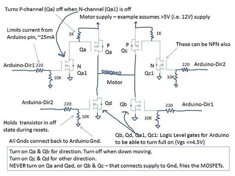 Mosfet H Bridge Arduino At Eunice King Blog