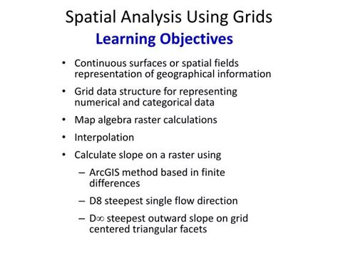 ppt spatial analysis using grids powerpoint presentation free download id 1970841
