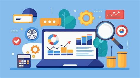 Advanced Seo Metrics And Analytics Displayed On Laptop Premium Ai