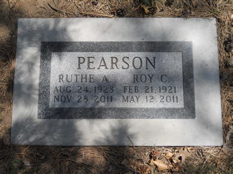 Ruthe Alice Spurrell Pearson 1923 2011 Find A Grave Memorial