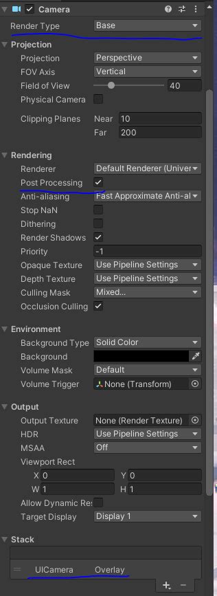 Unity HDRP 多摄像机分层渲染 汐夜 博客园