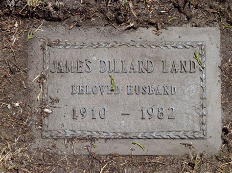 James Dillard Land 1910 1982 Find A Grave Memorial