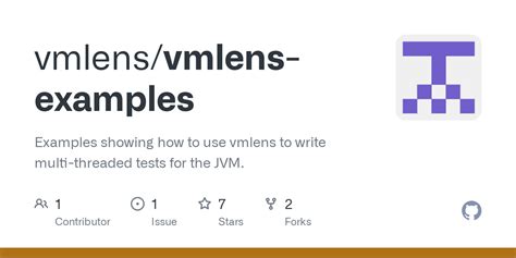 github vmlens vmlens examples examples showing how to use vmlens to