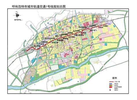 呼市地铁1号线路大图地铁线站点线路图呼市地铁图图大山谷图库