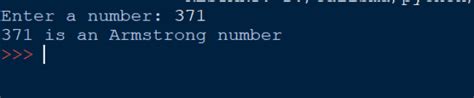 Python Program To Check Armstrong Number Programming Code Examples