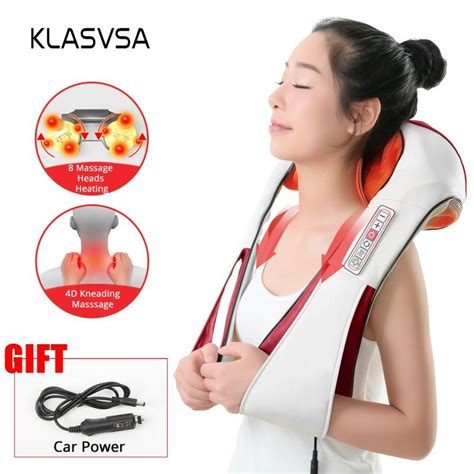 Heated Shiatsu Neck Massager W Infrared Kneading Workoutaid